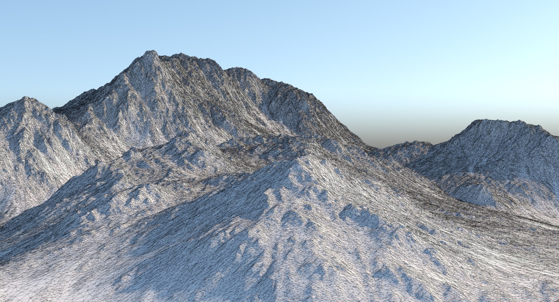 Mountain Realistic 3d Model