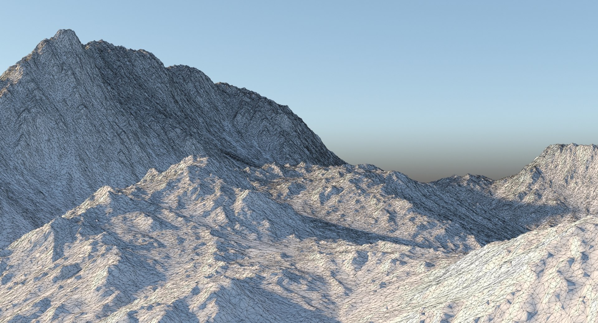 Mountain Realistic 3d Model