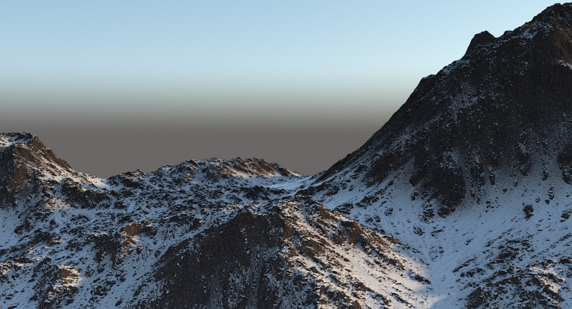 Mountain Realistic 3d Model