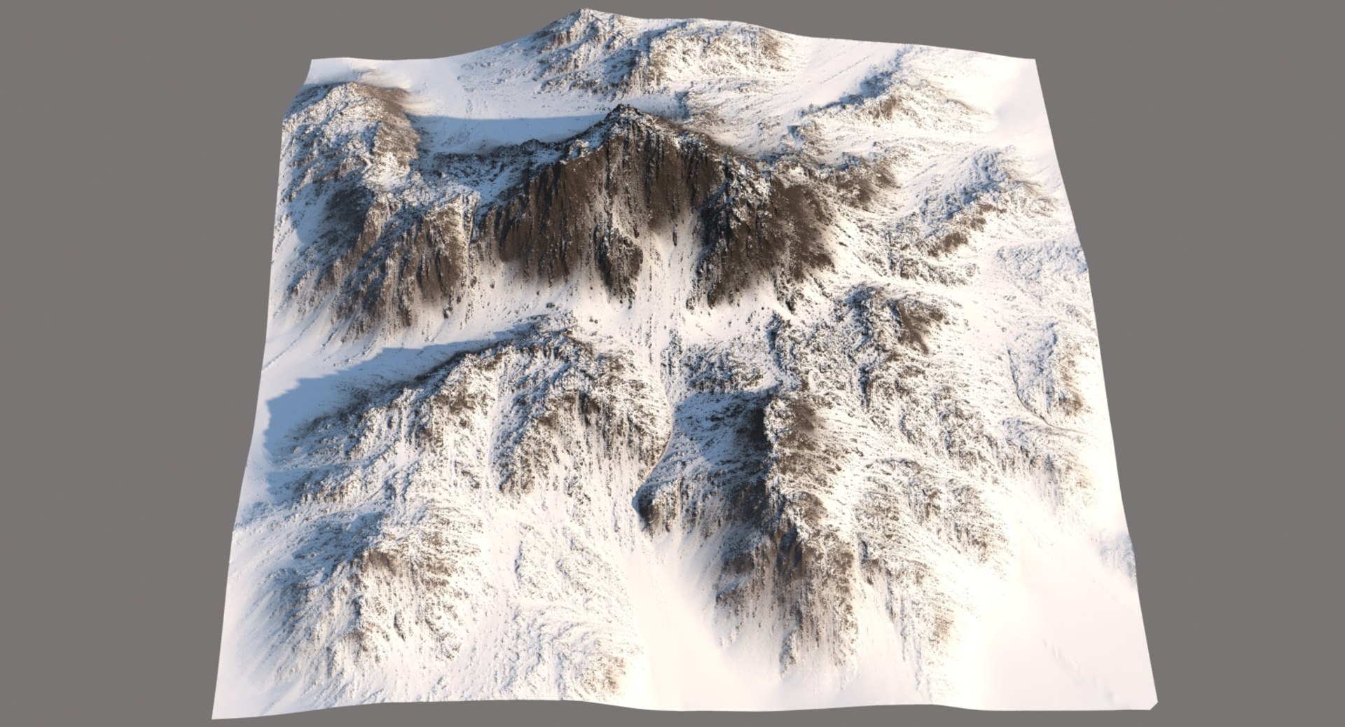 Mountain Realistic 3d Model