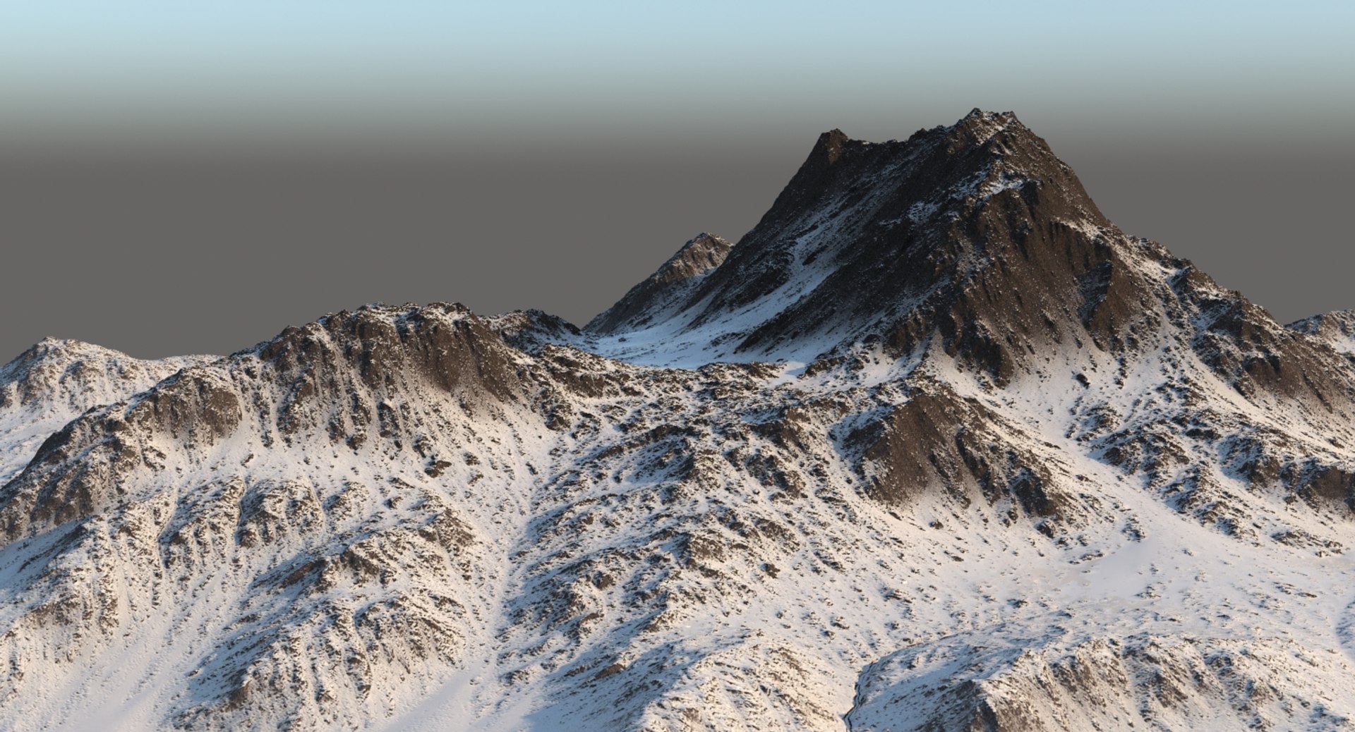 Mountain Realistic 3d Model