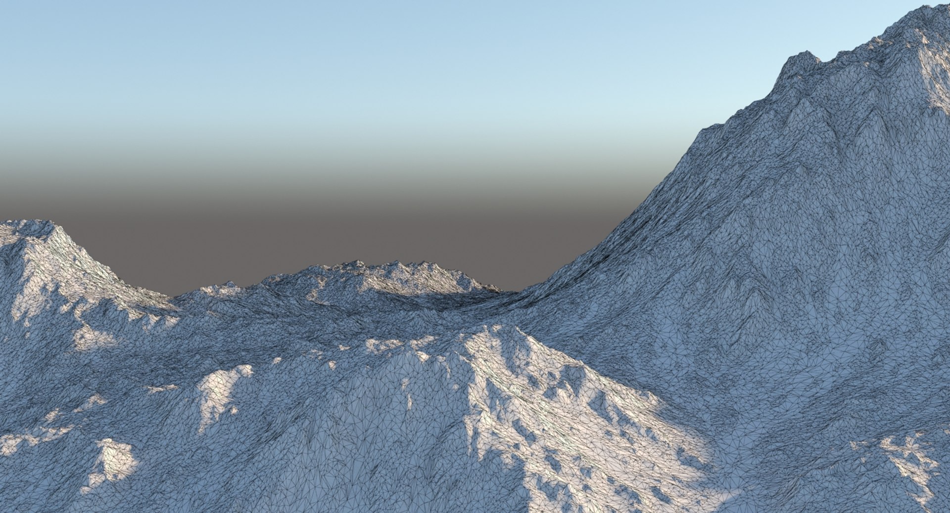 Mountain Realistic 3d Model