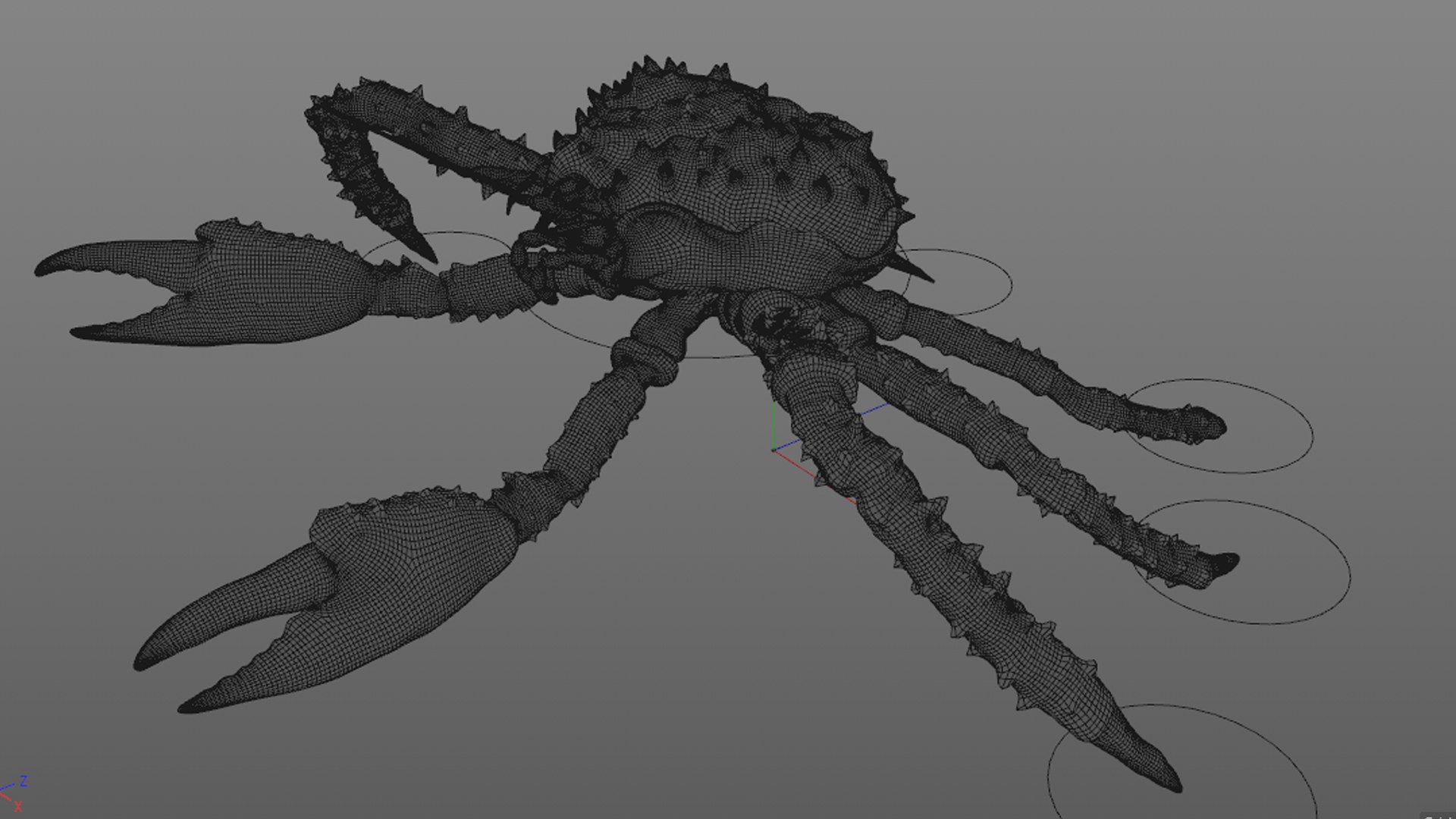 3D King Crab Rigged - TurboSquid 1325297
