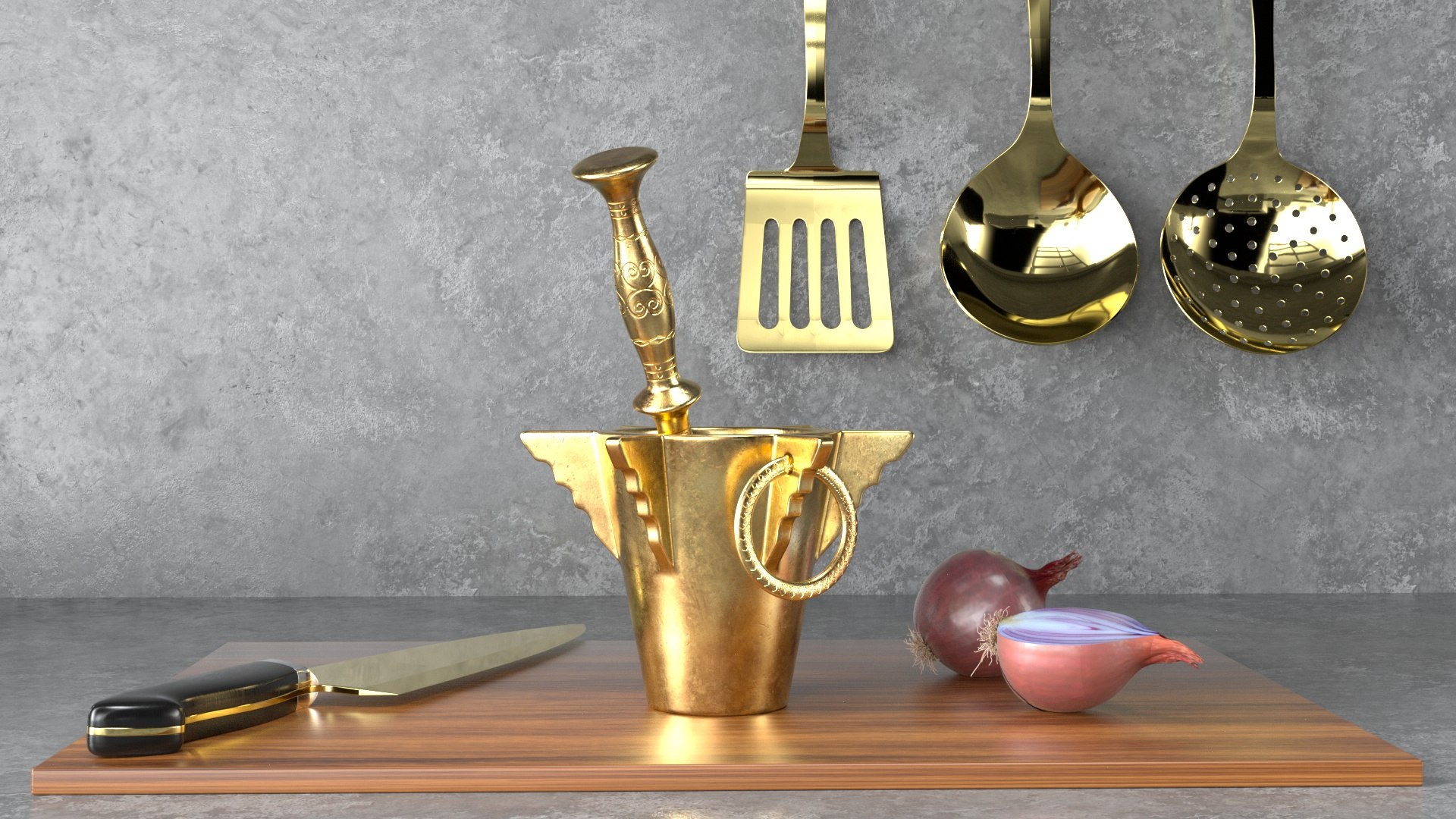 Traditional Moroccan Mortar And Pestle 3D Model - TurboSquid 2188752
