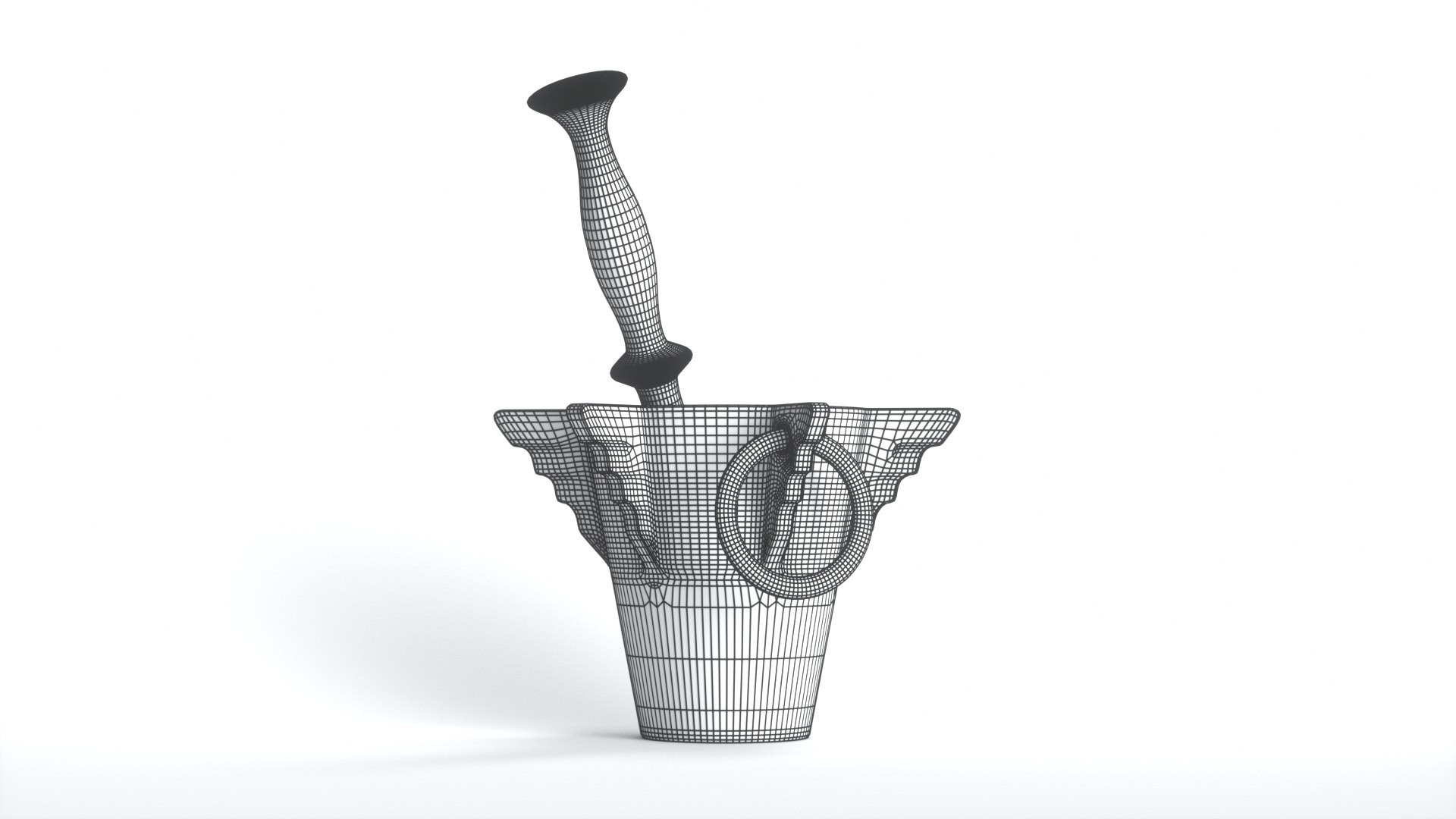 Traditional Moroccan Mortar And Pestle 3D Model - TurboSquid 2188752