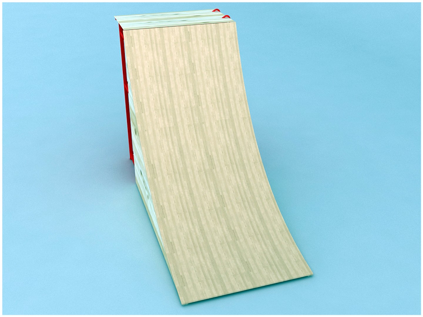 skate ramp - quarter 3d 3ds