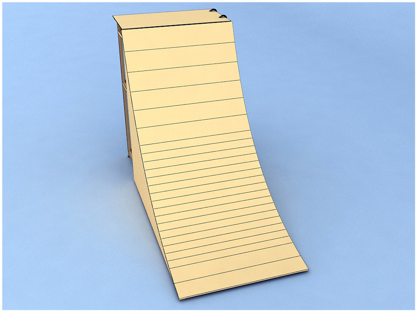 skate ramp - quarter 3d 3ds