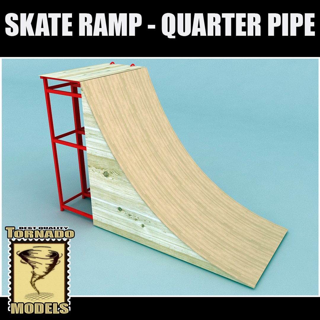 skate ramp - quarter 3d 3ds