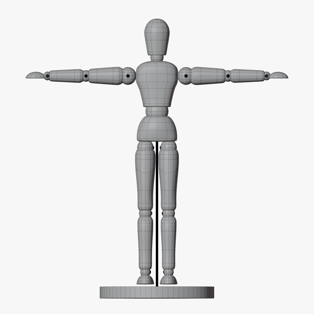 Free Wooden Dummy 02 3D Model - TurboSquid 2044940