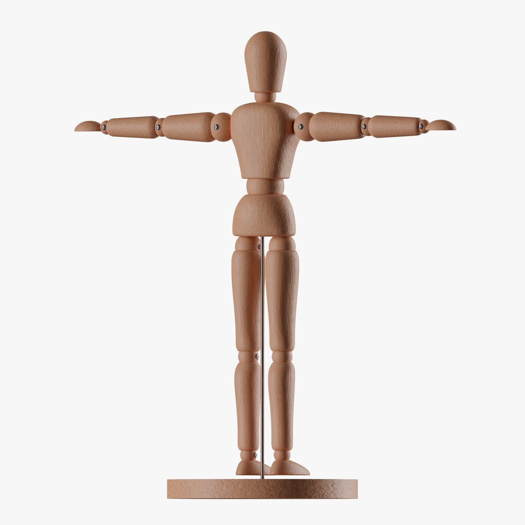 Free Wooden Dummy 02 3D Model - TurboSquid 2044940