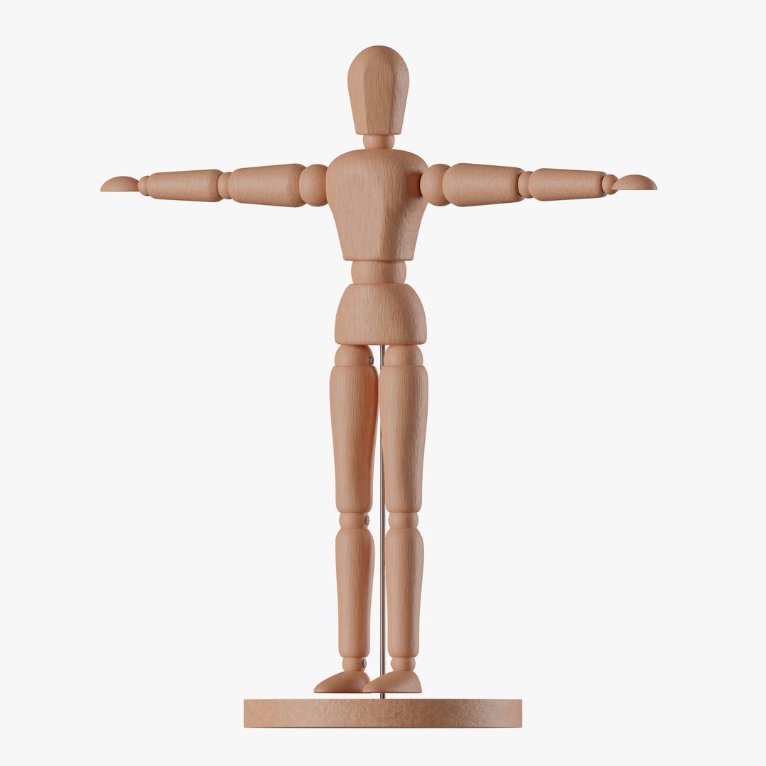 Free Wooden Dummy 02 3D Model - TurboSquid 2044940