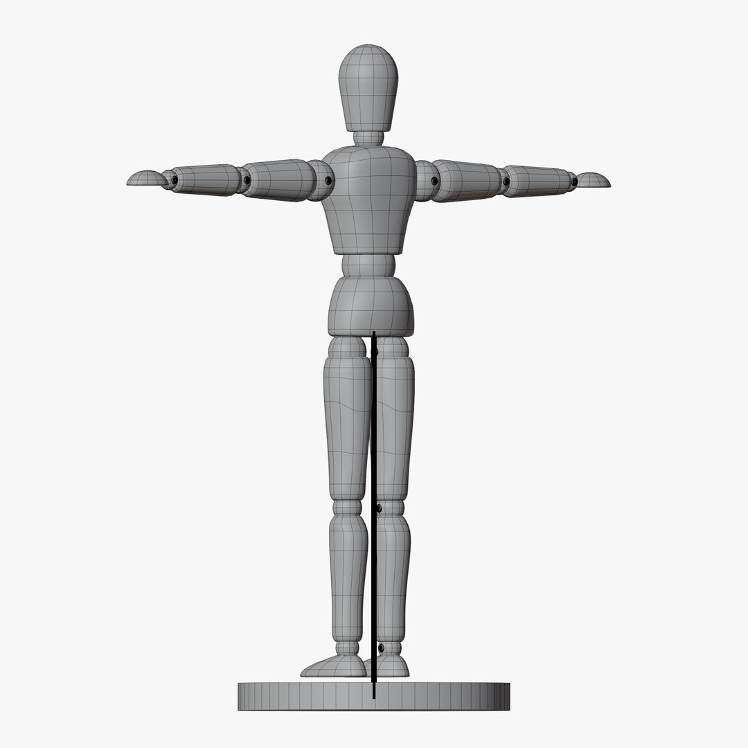 Free Wooden Dummy 02 3D Model - TurboSquid 2044940