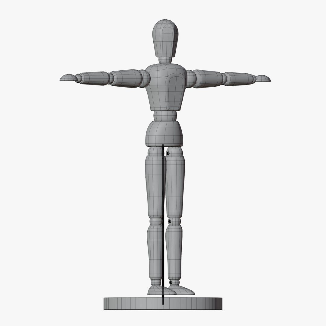 Free Wooden Dummy 02 3D Model - TurboSquid 2044940