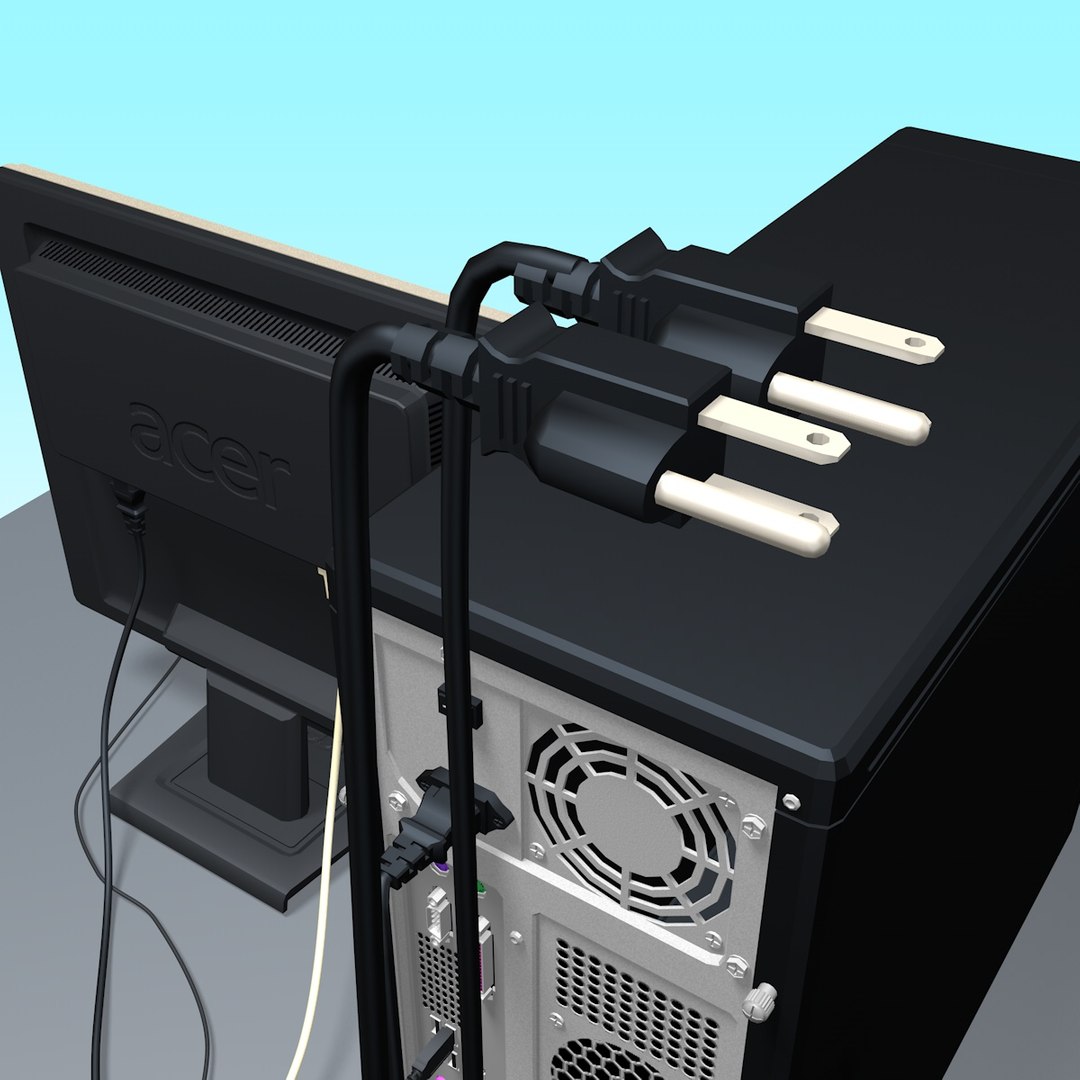 Computer 3D Model - TurboSquid 1503429