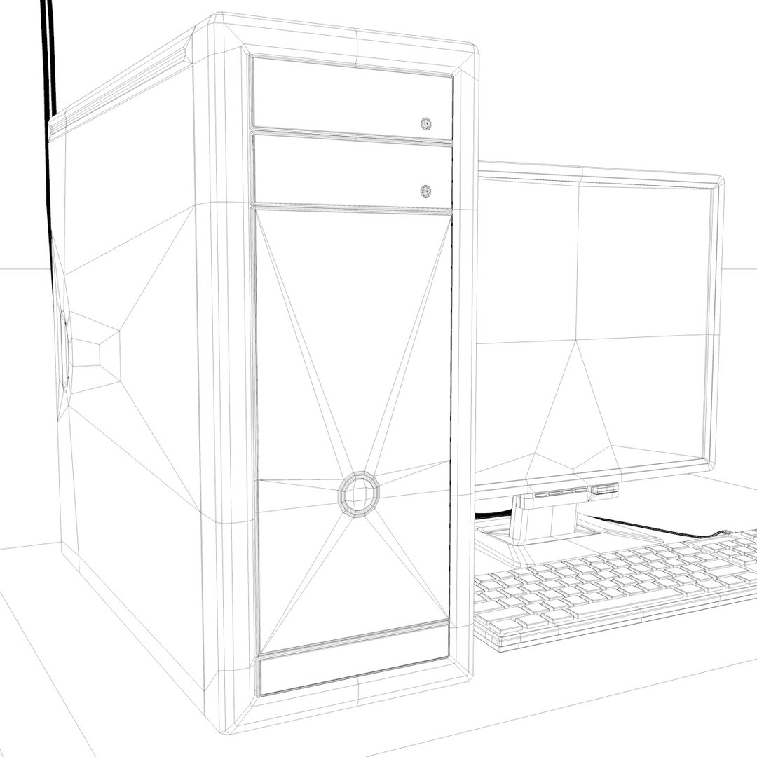 Computer 3D model - TurboSquid 1503429