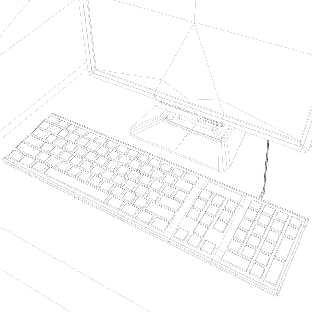 Computer 3D model - TurboSquid 1503429