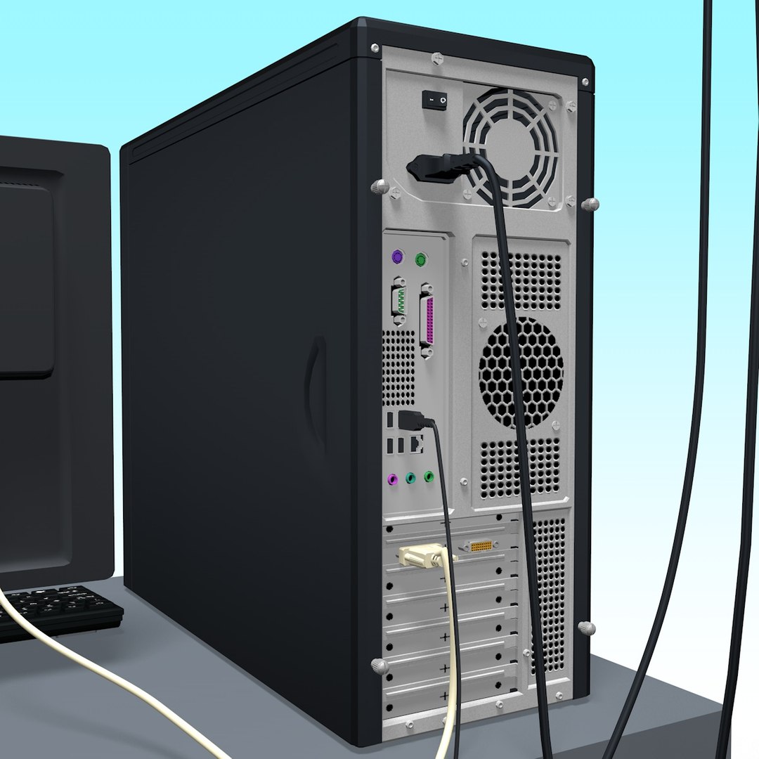 Computer 3D Model - TurboSquid 1503429