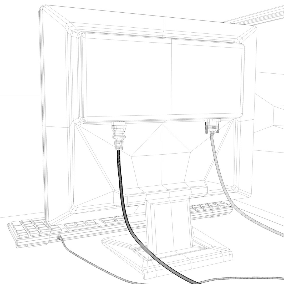 Computer 3D model - TurboSquid 1503429