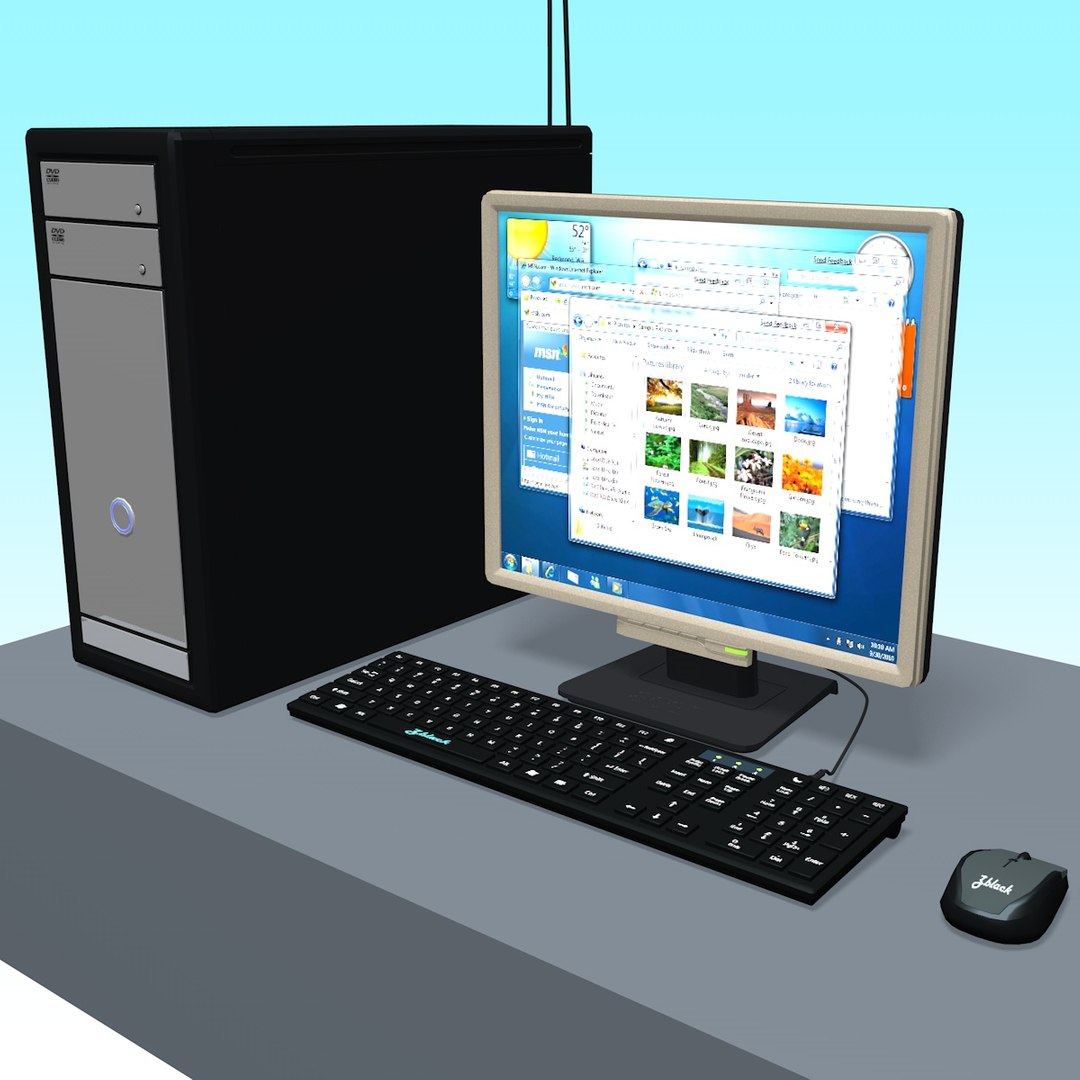 Computer 3D Model - TurboSquid 1503429