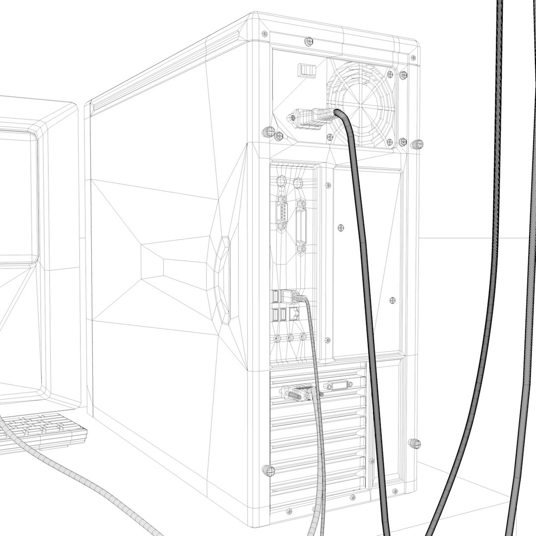 Computer 3D model - TurboSquid 1503429