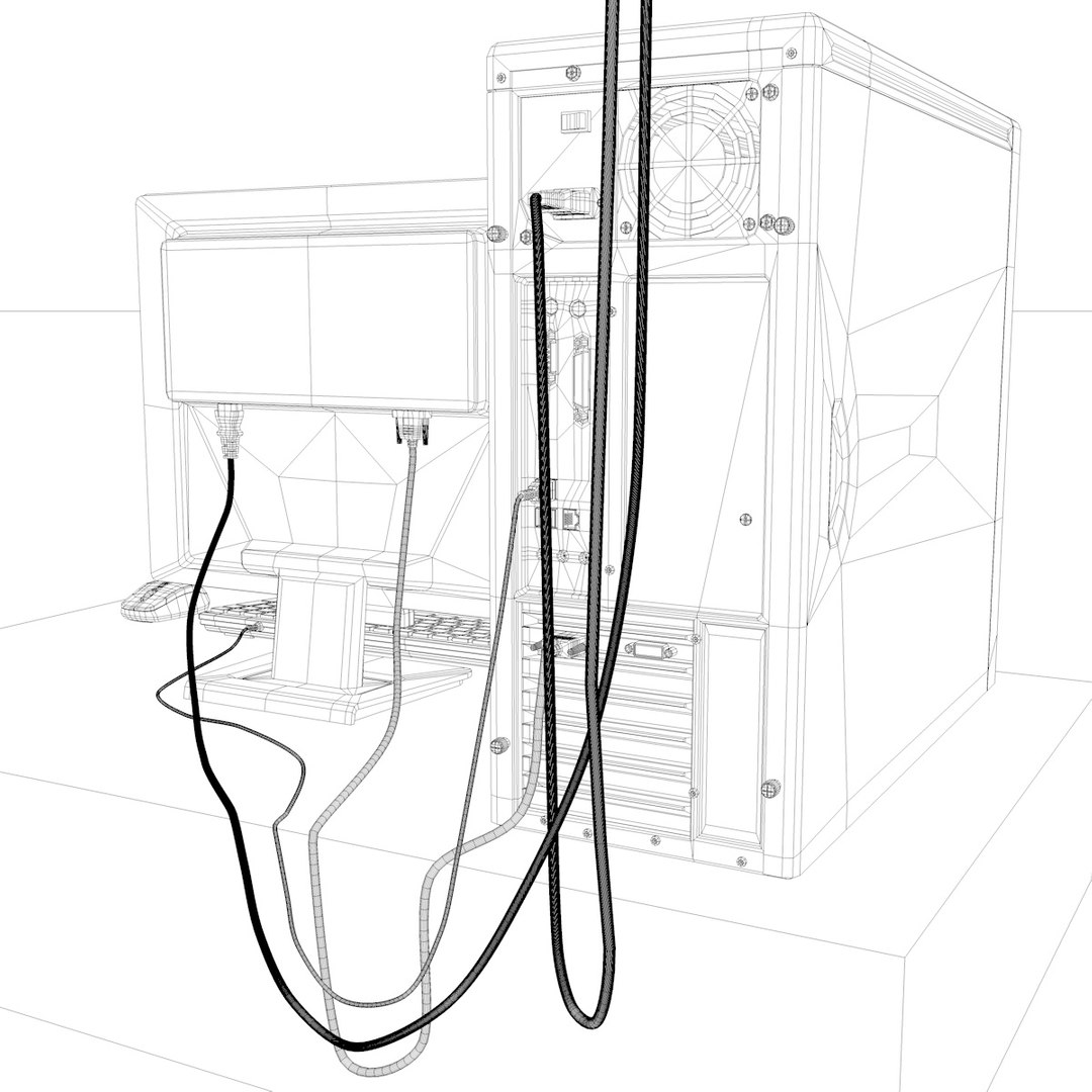 Computer 3D model - TurboSquid 1503429