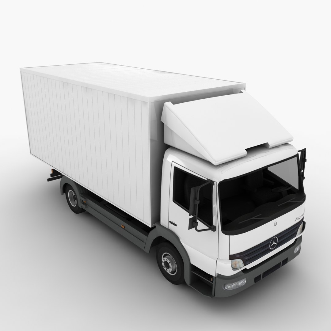 Mercedes-benz Atego Truck Lods 3d 3ds