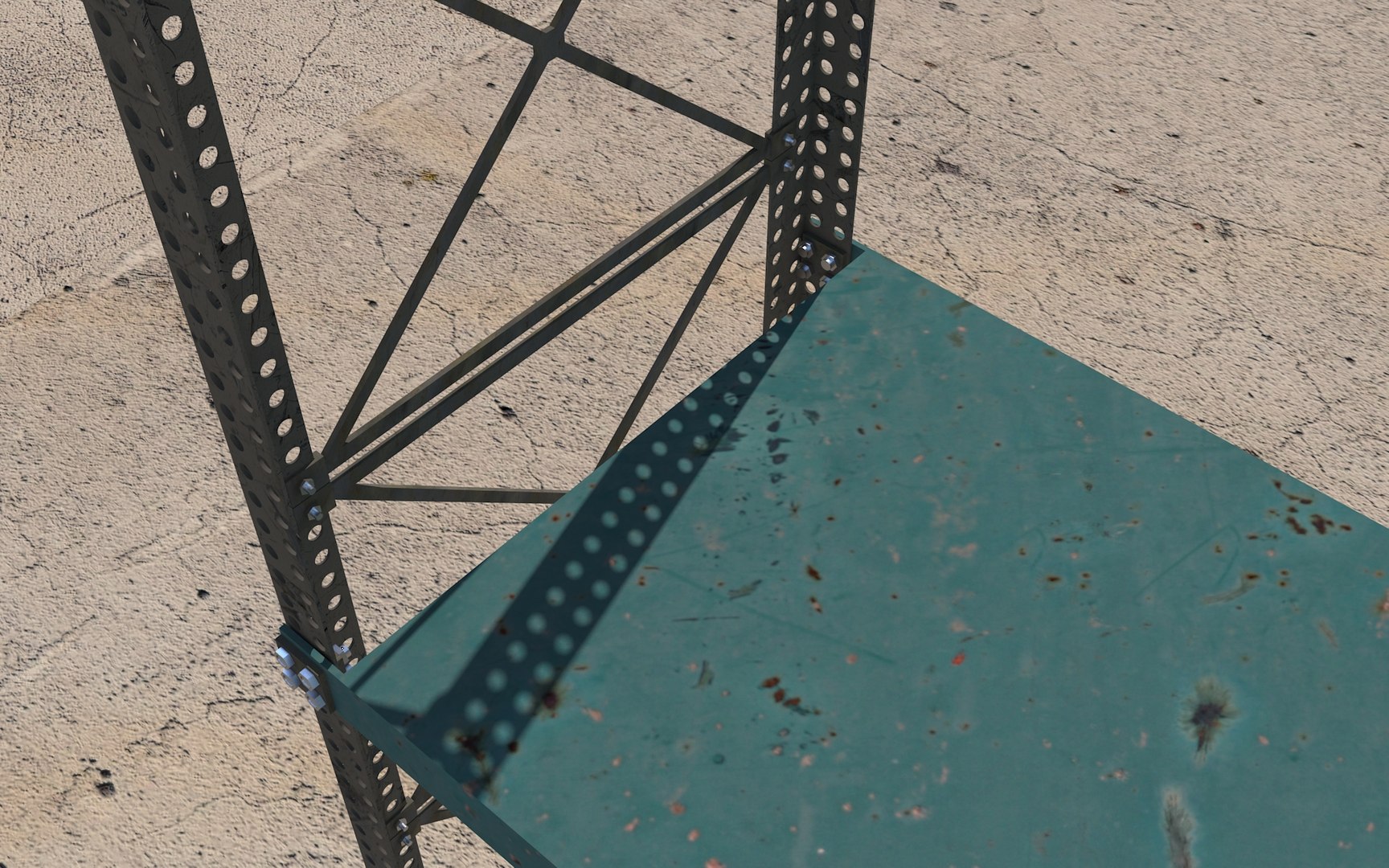 Modular Industrial Rack 3D Model - TurboSquid 1223121