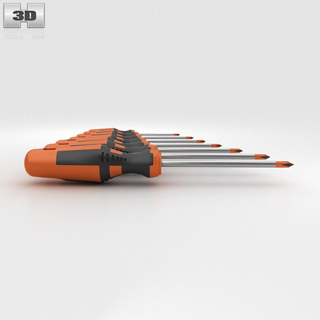 3d screwdriver set screw