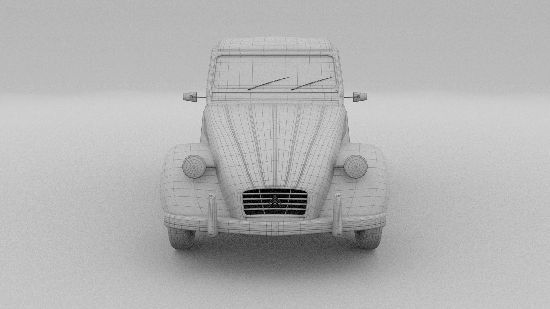 3d Model Citroen 2cv