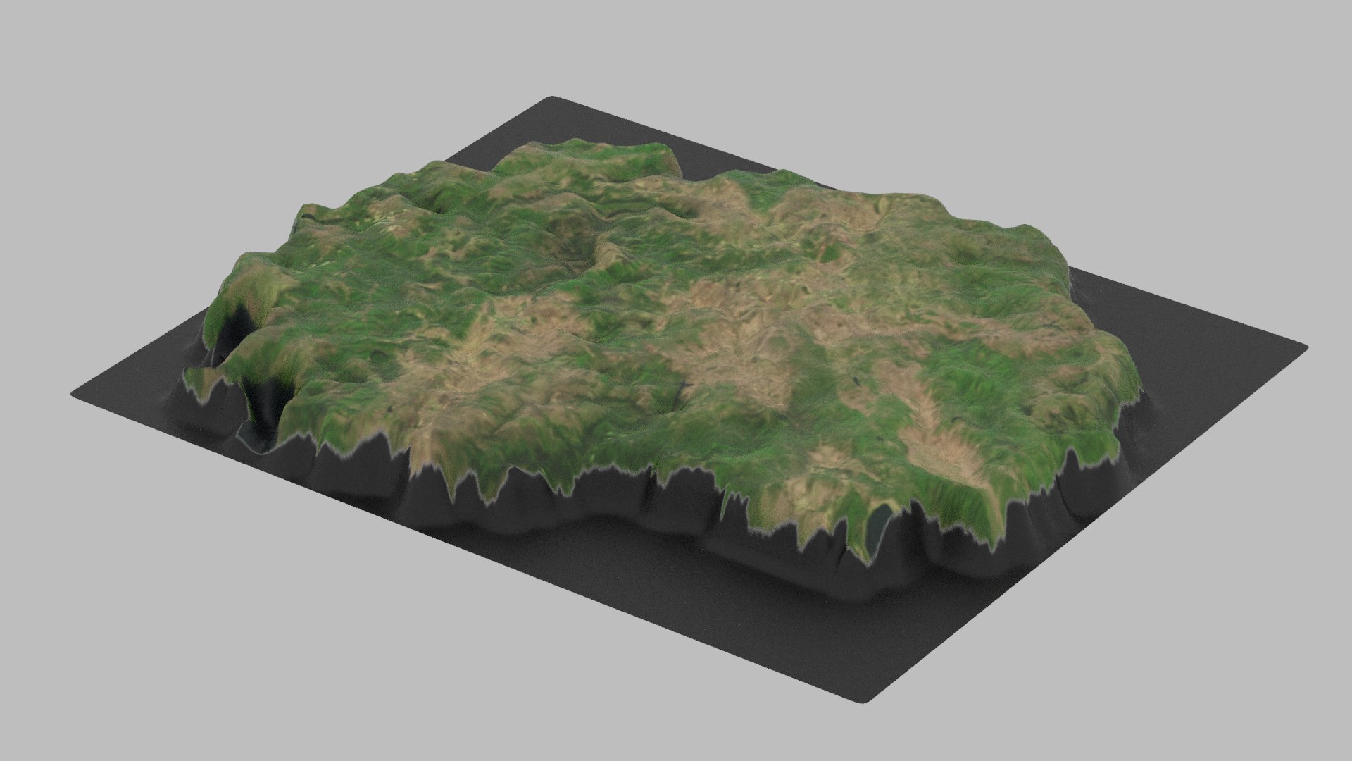 3D North Macedonia Map Country Model - TurboSquid 2076291