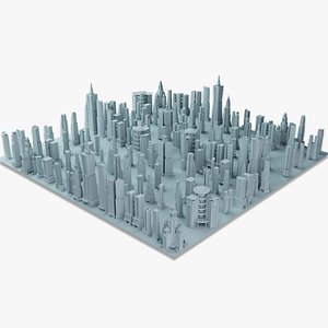 New York City Skyline 3D Models for Download | TurboSquid
