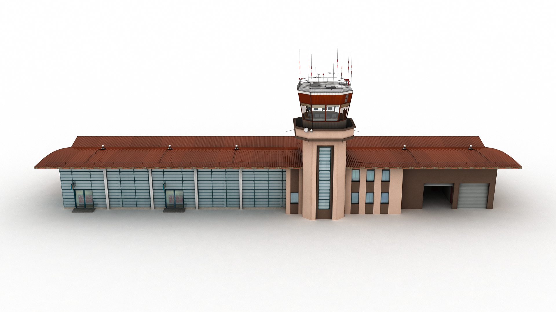 Airport Terminal Air 3D Model - TurboSquid 1468391