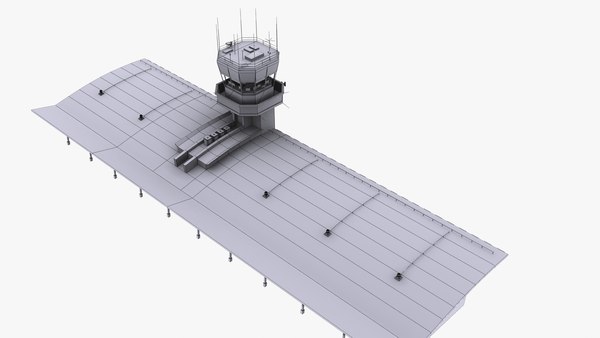 Airport terminal air 3D model - TurboSquid 1468391
