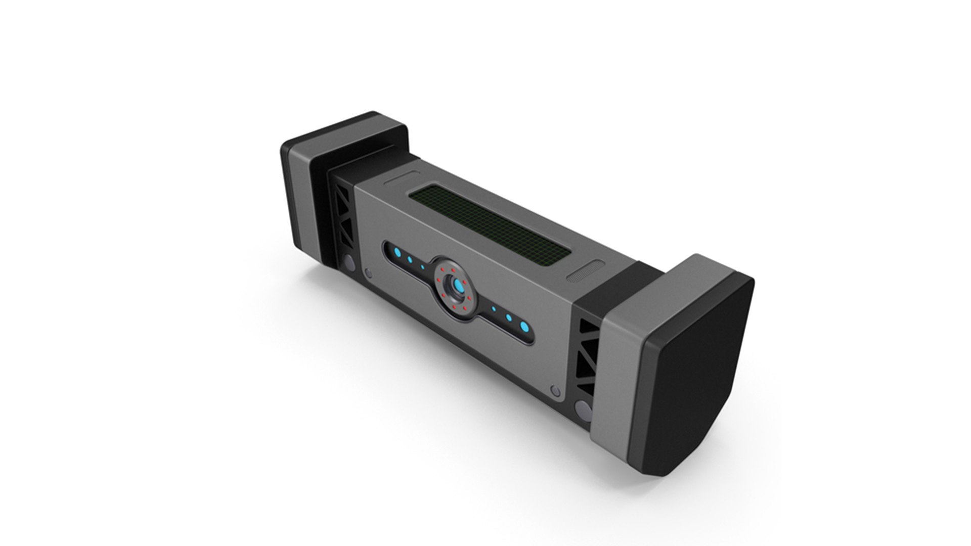 3D Scifi Device Grey V4 PBR Model - TurboSquid 2301714