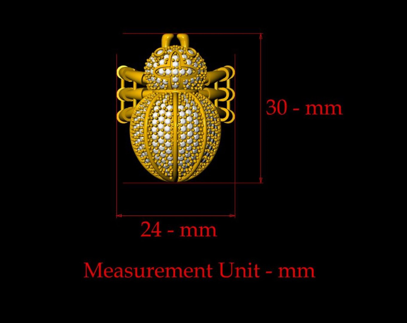 Diamond Spider Ring - 0013 3D Model - TurboSquid 2340659