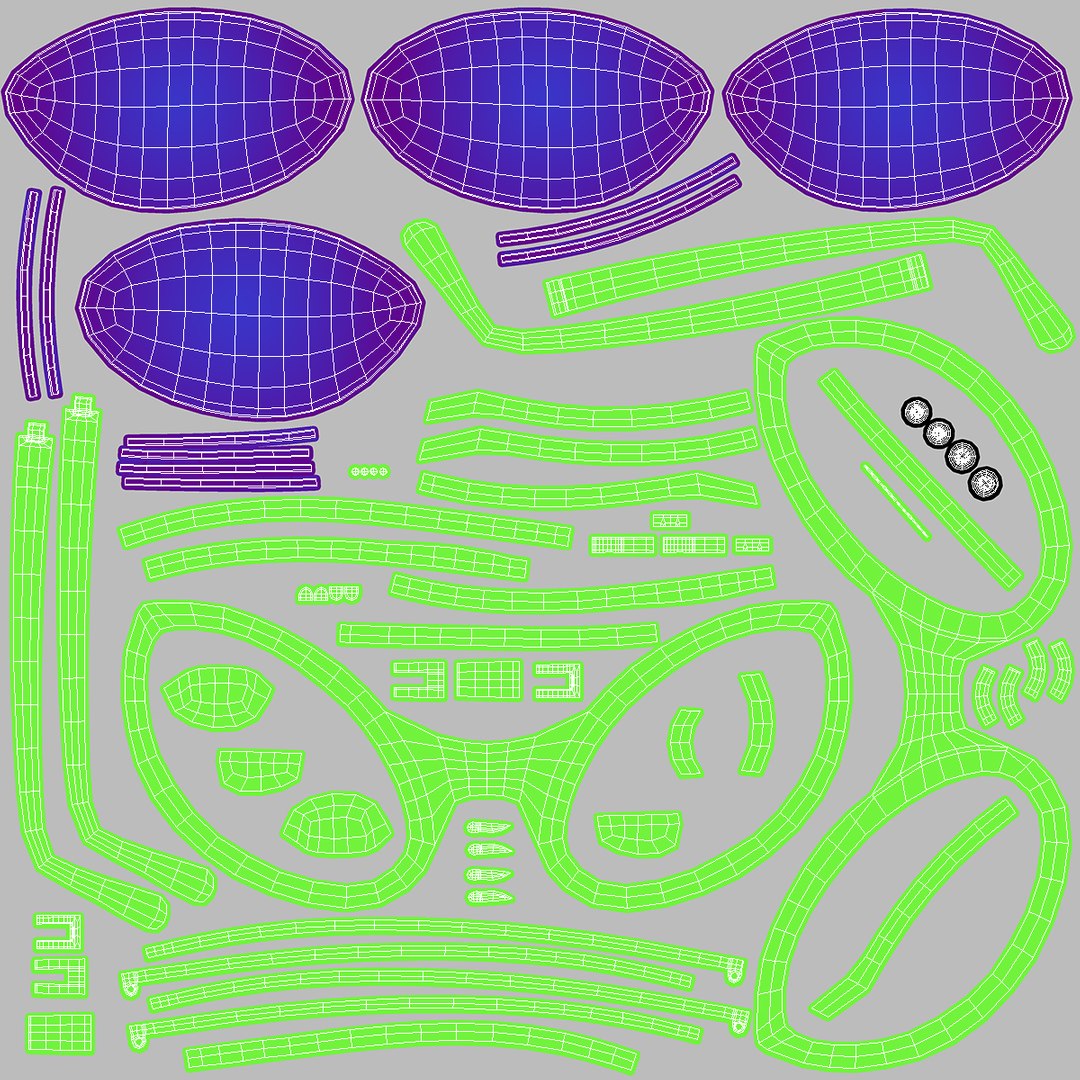 Alien eye shape design 3D model - TurboSquid 1699758