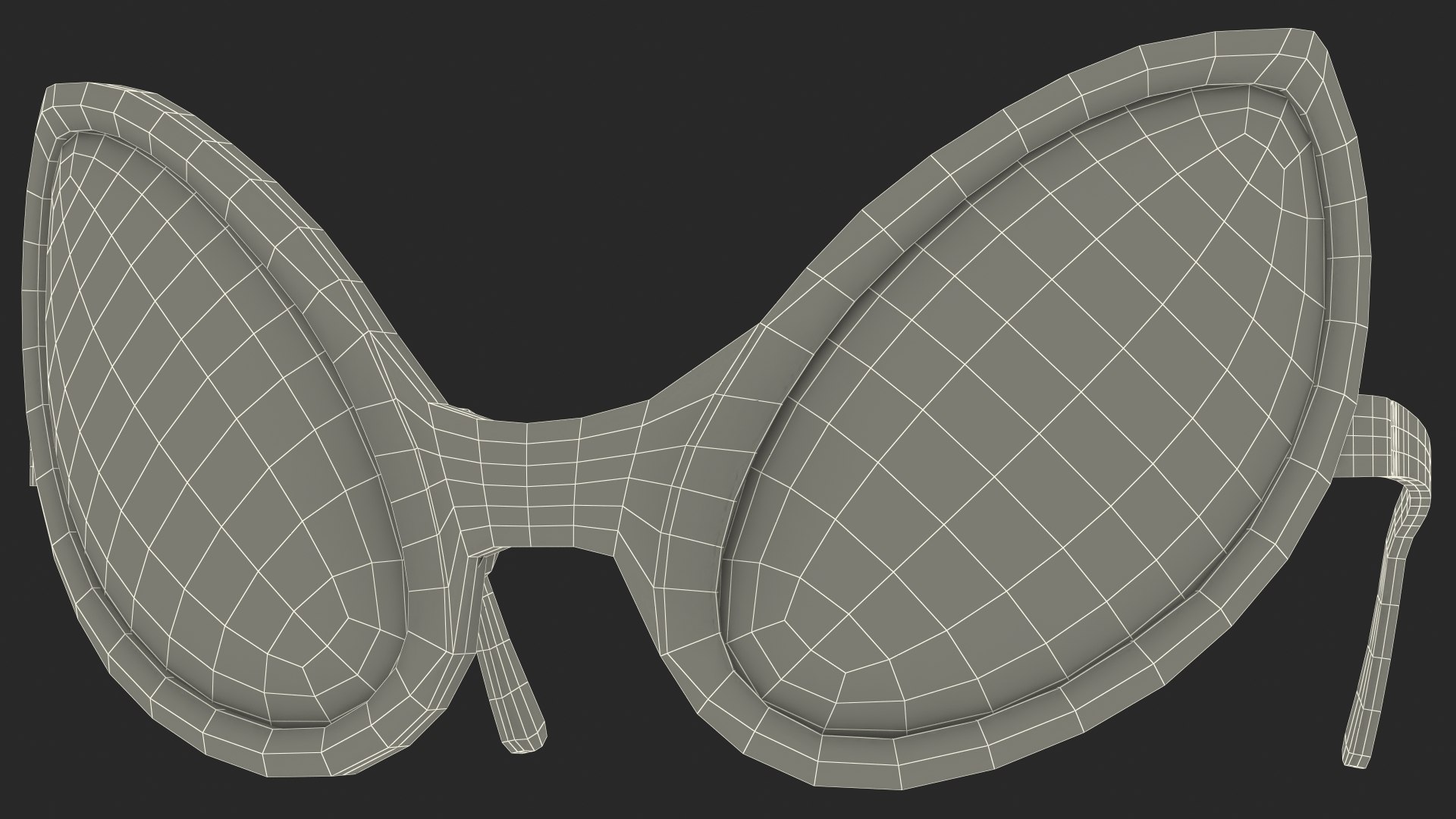 Alien eye shape design 3D model - TurboSquid 1699758