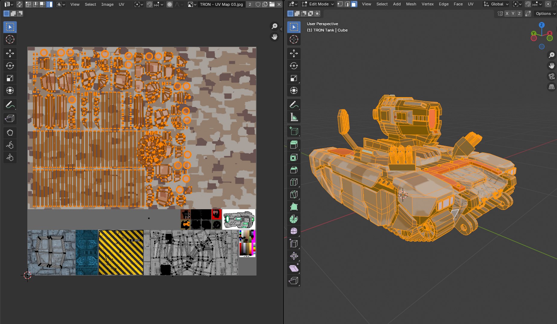 3D TRON Tank - Sci-Fi - RTS Game Low Poly Model - TurboSquid 2513810