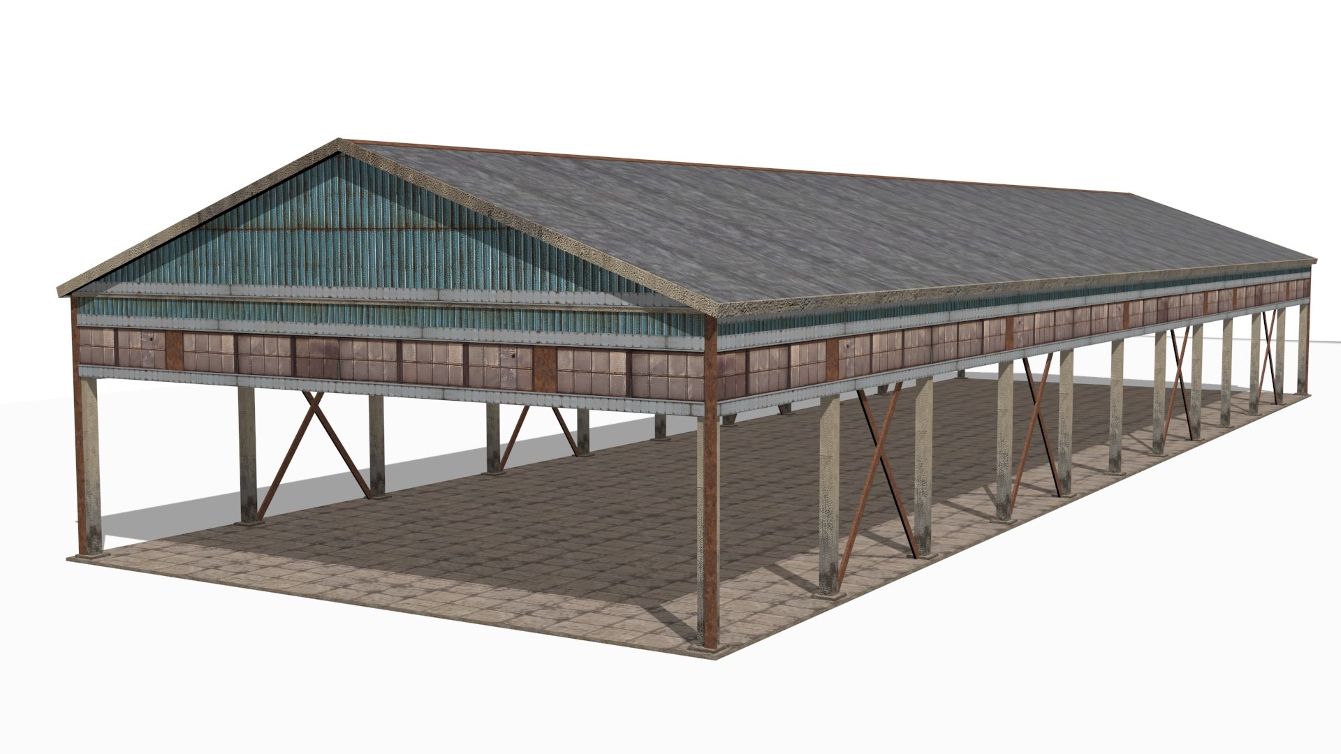 3D Old Metal Workshop Model - TurboSquid 2518491