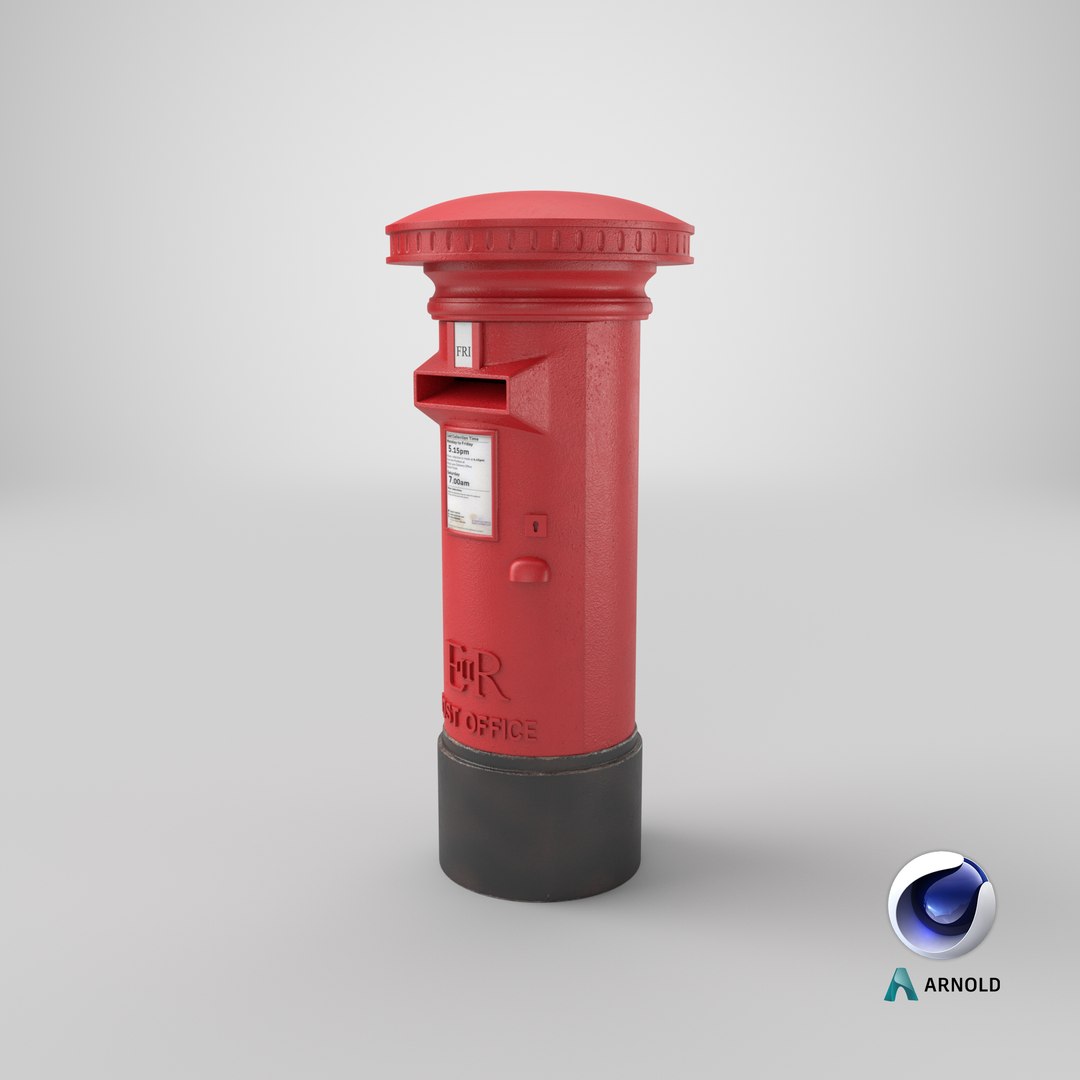Real Pillar Box 3D Model - TurboSquid 1584635