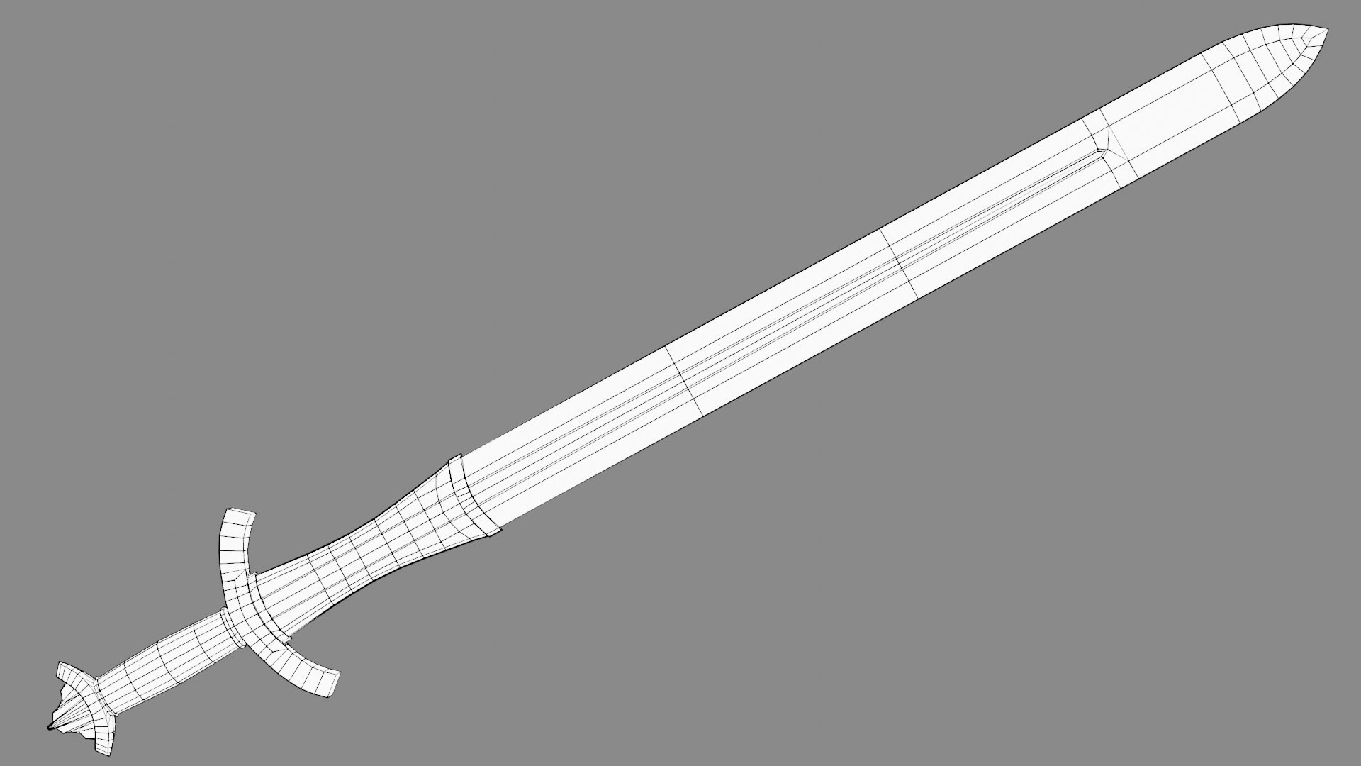 Medieval sword with ricasso 3D model - TurboSquid 2060357