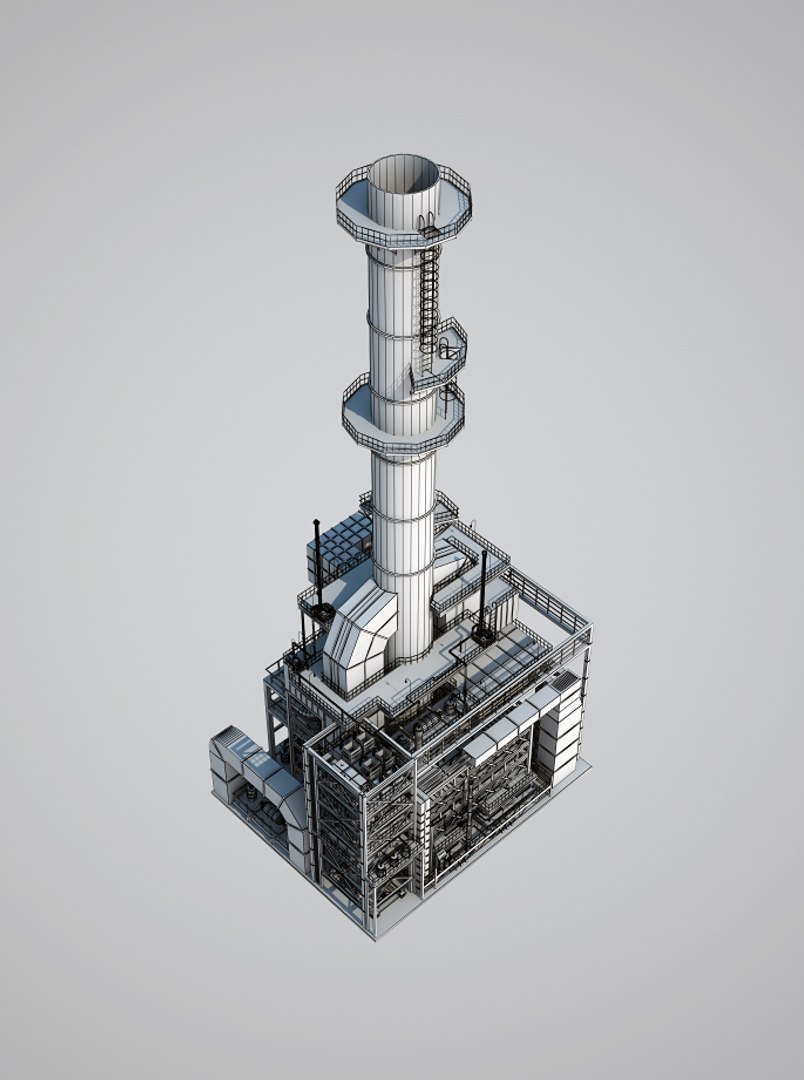 Refinery 3d Model
