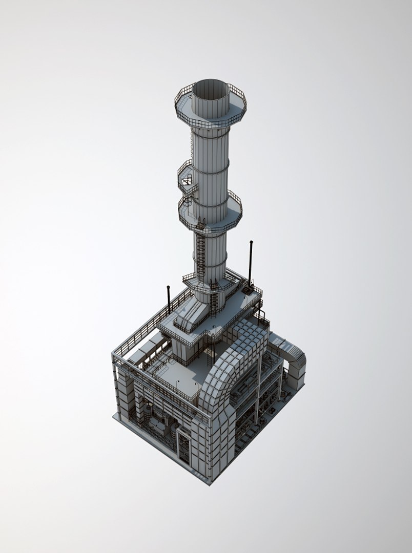 Refinery 3d Model