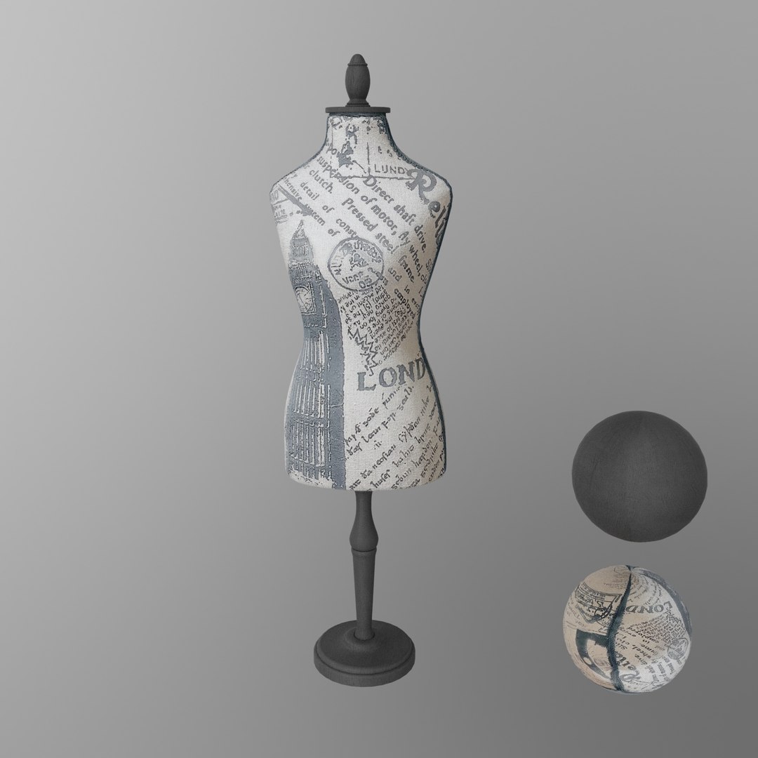 Sewing Body 3dscan 3d Model