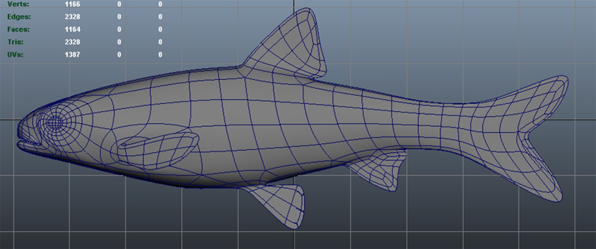 Notropis Texanus Weed Shiner 3d Fbx