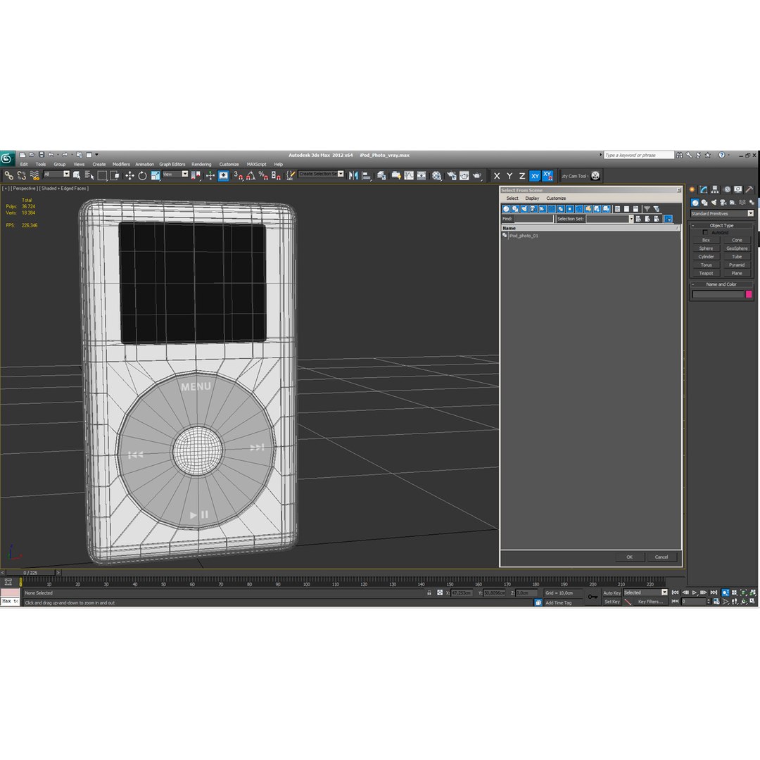 Ipod Photo Modeled 3d Model