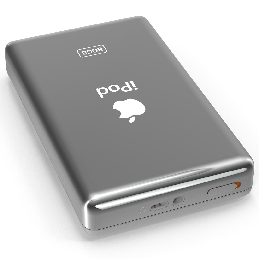 Ipod Photo Modeled 3d Model