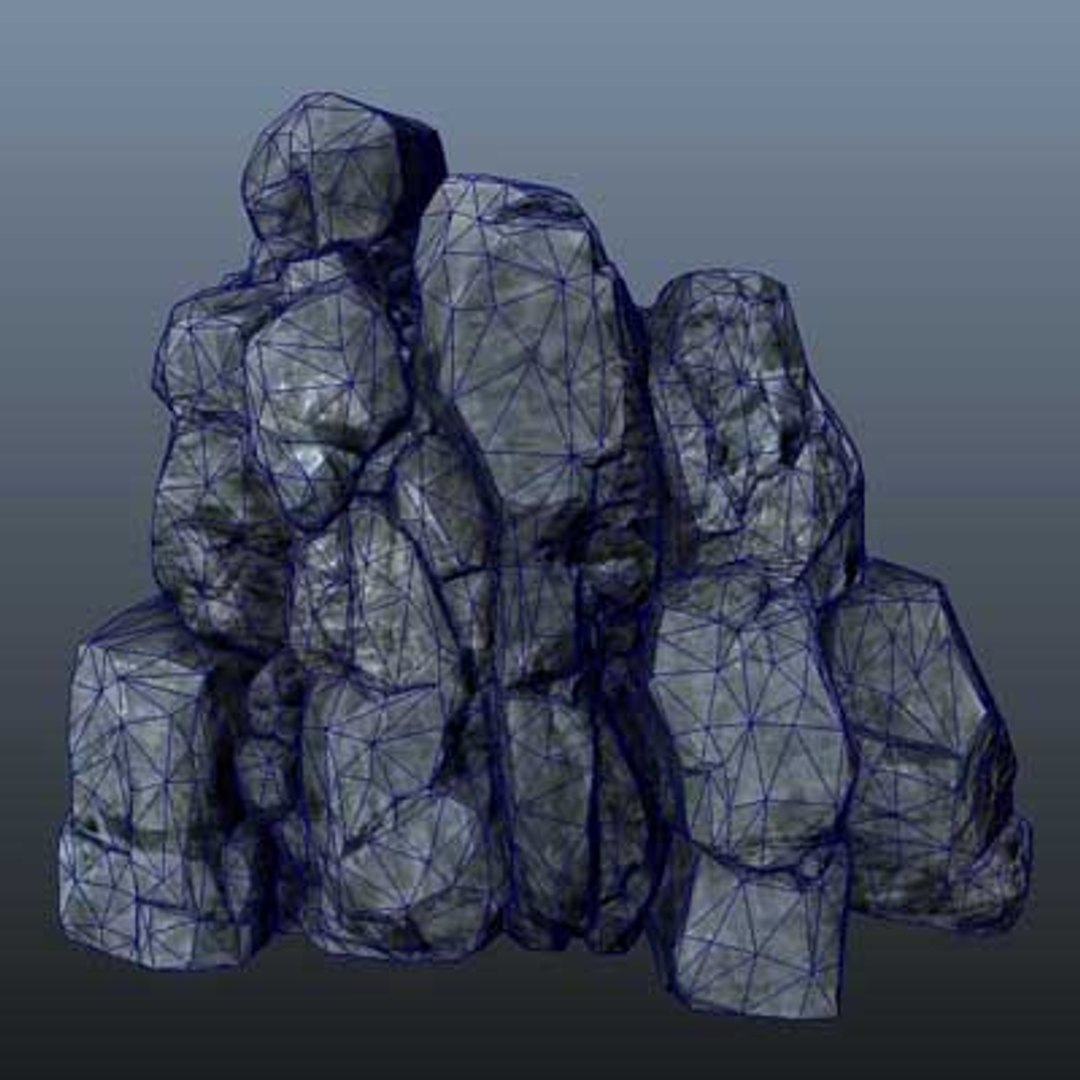 3d Model Rocky Formation Stone Rock