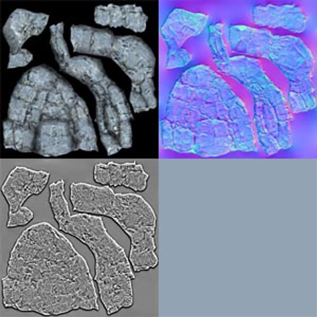 3d Model Rocky Formation Stone Rock