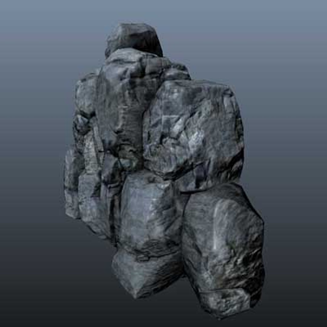3d Model Rocky Formation Stone Rock